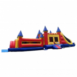 55' Retro Obstacle Course - Jumptastic