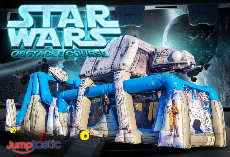 Star Wars Galaxy Dual Lane Obstacle Course - Jumptastic